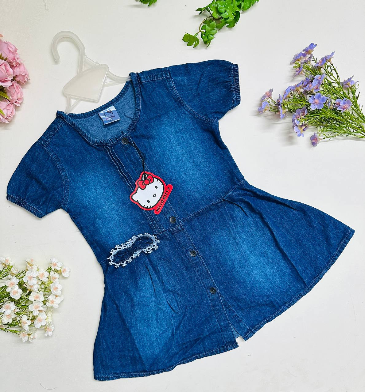 Denim Frock || 1102