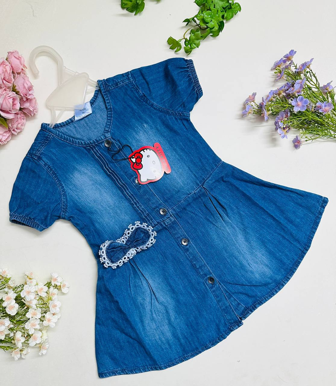 Denim Frock || 1103
