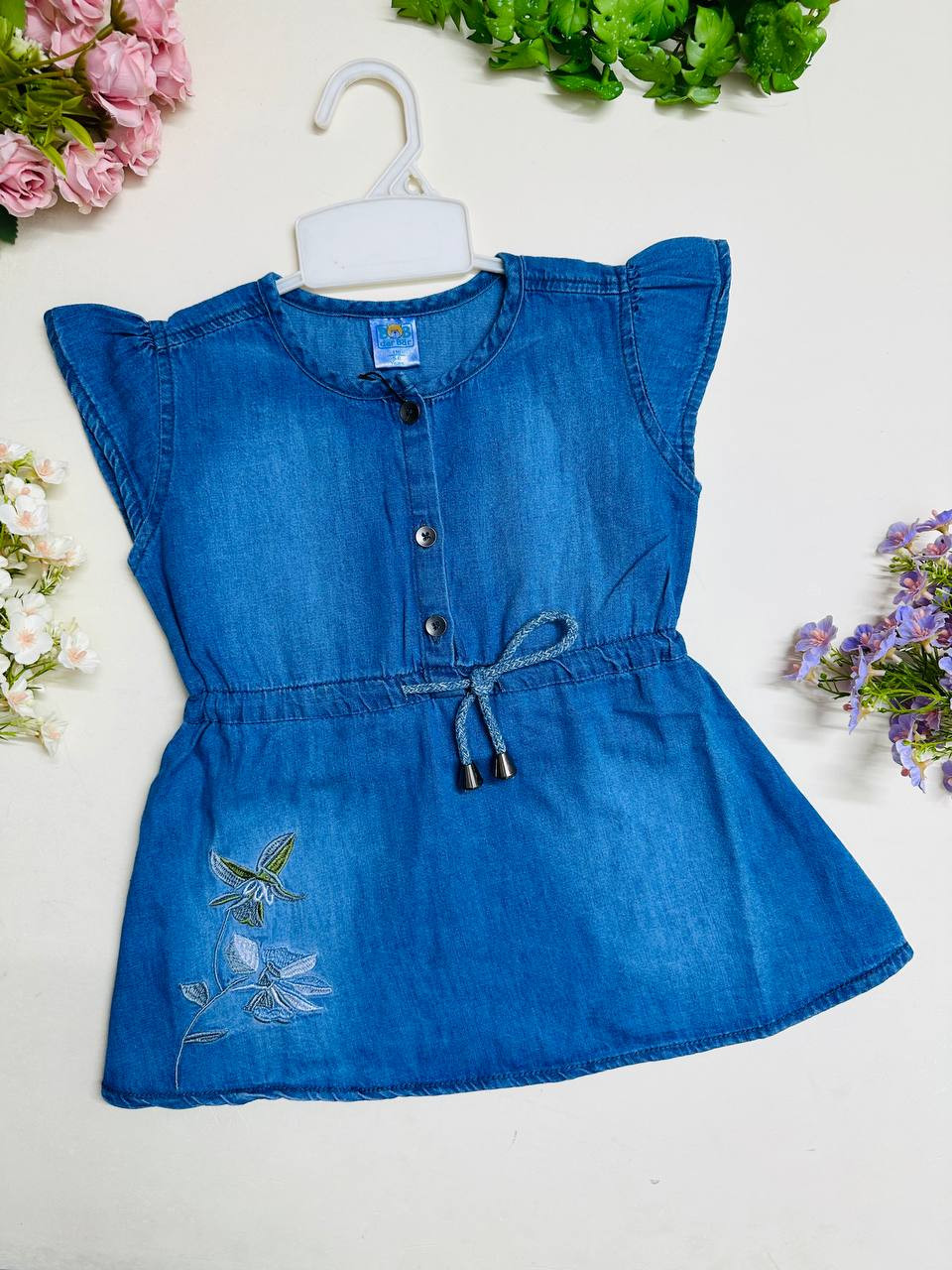 Denim Frock || 1106